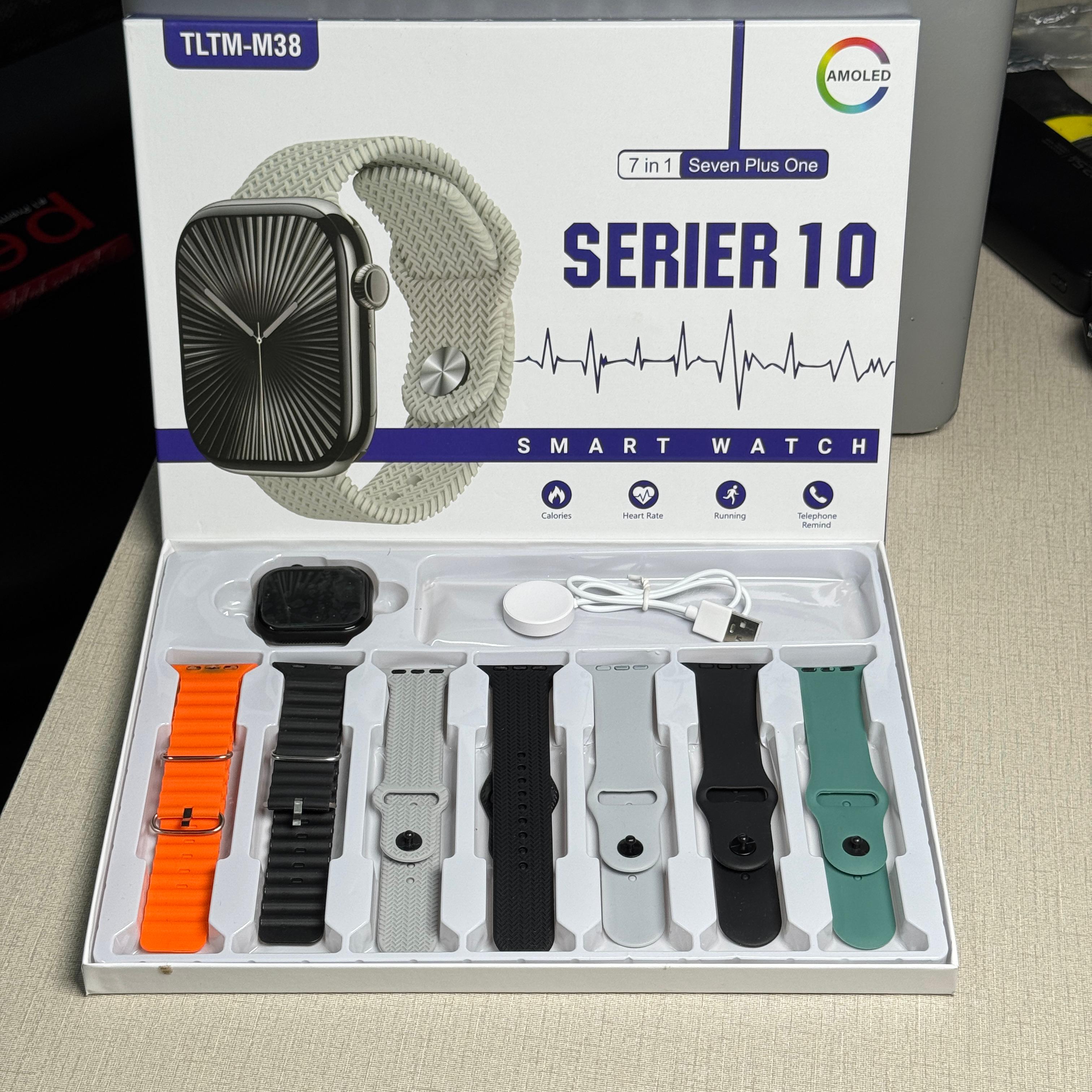 7 in 1 Series 10 Smart Watch (7 straps) – RedPear