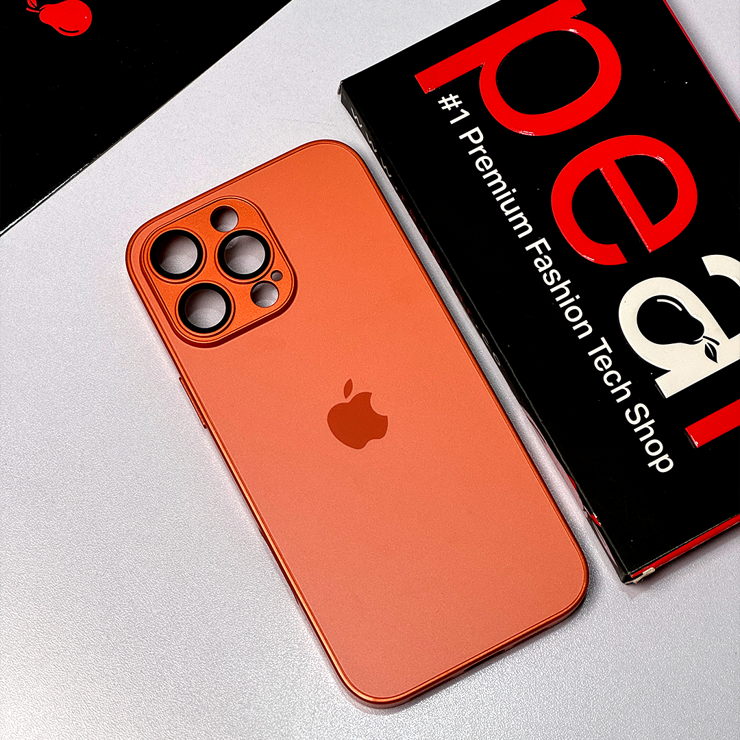 Cosmic Orange AG Premium Glass Case – RedPear